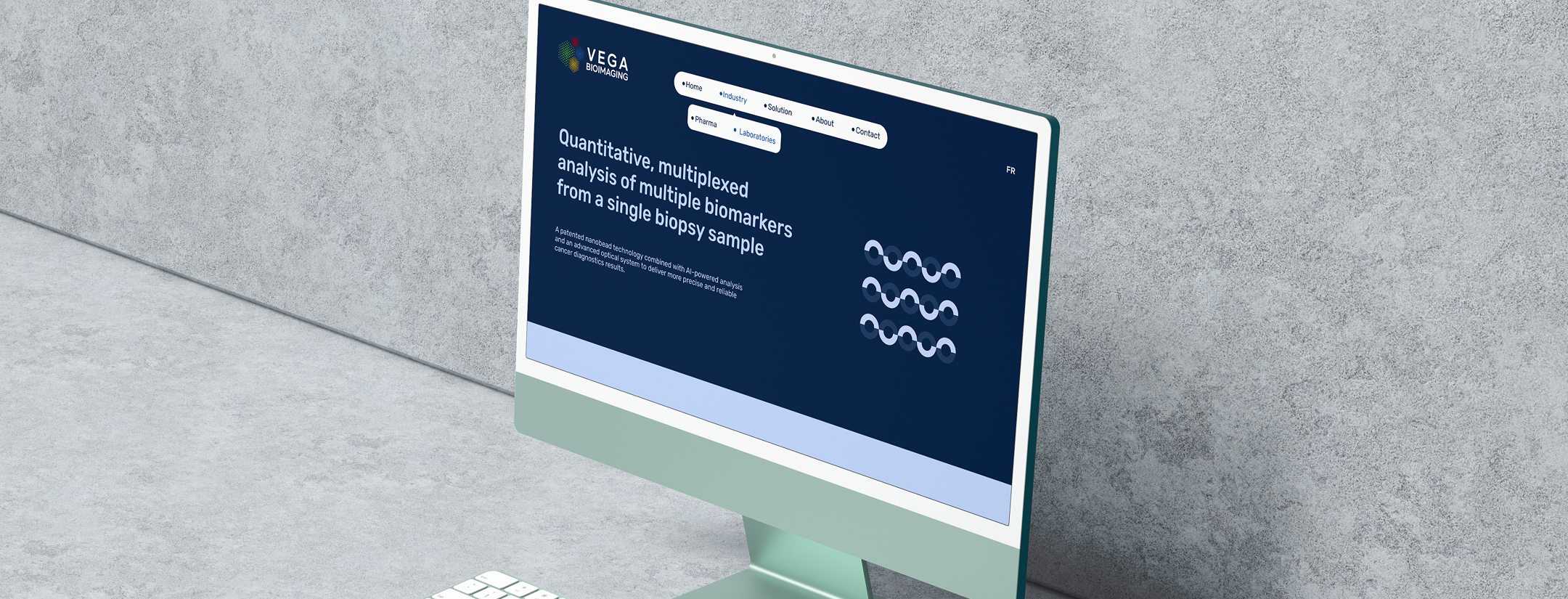 VEGA BioImaging : création web durable | L'agence Nicely